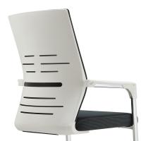 China Low Price Factory Wholesale Home Furniture Mesh Office Chair Without Wheels Conference Chairs Office Staff Chair for sale