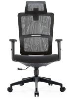 China Black Full Mesh Mesh Furniture Lumbar Support Massage Modern Wholesale Armrest Comfort Fabric Ergonomic Office Chair for sale