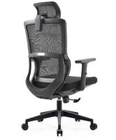 China Black Full Mesh Mesh Furniture Lumbar Support Massage Modern Wholesale Armrest Comfort Fabric Ergonomic Office Chair for sale