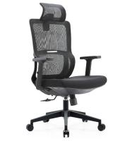 China Black Full Mesh Mesh Furniture Lumbar Support Massage Modern Wholesale Armrest Comfort Fabric Ergonomic Office Chair for sale