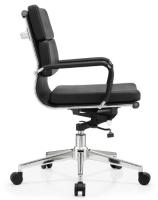 China Pu Leather Boss Mid-back Metal Frame Ergonomic Office Furniture Adjustable Swivel Executive Office Chair for sale