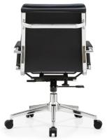 China Pu Leather Boss Mid-back Metal Frame Ergonomic Office Furniture Adjustable Swivel Executive Office Chair for sale