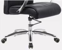 China Wholesale High-back Classic Chair Fashion Modern Luxury Executive Leather Office Chair Lift Rotating Chair for sale