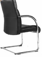 China Factory Manufacture Office Conference Room Low Back Bow Leather Meeting Chair for sale