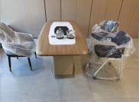 China Office Furniture Modern Sofa Center Table Set Mdf Wooden Tea Table Coffee Table for sale