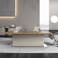 China Modern Negotiation Boardroom Conference Office Table Reception Room Negotiating Wooden Meeting Table for sale