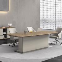 China Modern Negotiation Boardroom Conference Office Table Reception Room Negotiating Wooden Meeting Table for sale