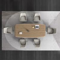 China Modern Negotiation Boardroom Conference Office Table Reception Room Negotiating Wooden Meeting Table for sale