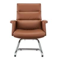 China Ergonomic Office Chair Flexible Chrome Wheel Convenient Pu Leather Swivel Boss Manager Staff Modern Revolving Chair ﻿ for sale