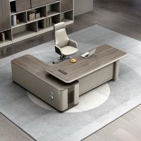 China Modern L Shape Director Manger Ceo Boss Office Furniture Solutions Table And Chair Set Executive Office Desk for sale