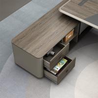 China Modern L Shape Director Manger Ceo Boss Office Furniture Solutions Table And Chair Set Executive Office Desk for sale