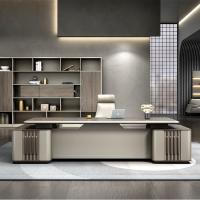 China Luxury Wooden Ceo Tables Boss Manager Office Table Modern Executive Desks Escritorio Office Desk for sale