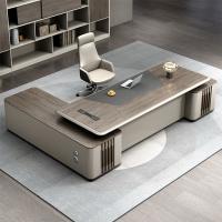 China Luxury Wooden Ceo Tables Boss Manager Office Table Modern Executive Desks Escritorio Office Desk for sale