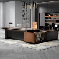 China Factory Custom Modern Design L Shape Director Manger Ceo Boss Desk Executive Office Desk Furniture Set for sale