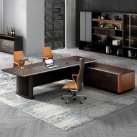 China Factory Custom Modern Design L Shape Director Manger Ceo Boss Desk Executive Office Desk Furniture Set for sale
