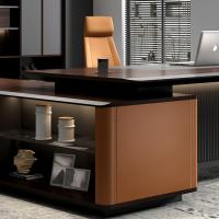 China Factory Custom Modern Design L Shape Director Manger Ceo Boss Desk Executive Office Desk Furniture Set for sale