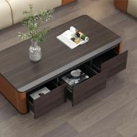 China office furniture wooden square storage cupboard with door small display table corner table for coffee tables for sale
