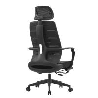 China Premium Ergonomic Office Chair for Long Hours of Comfortable Sitting Adjustable Black Mesh Executive Desk Chair for sale