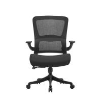 China Ergonomic Office Chairs With Adjustable Armrests Waist Support Impeller Rolling Mesh Computer Administrative Rotating Chair for sale
