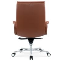 China Luxury Modern Adjustable Swivel Manager Executive High Quality Ergonomic Real Genuine Leather Recliner Office for sale