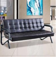 China Modern Beauty Spa Salon Waiting Room Sofa Comfort 3 Seater Office Sofa Leather Reception Sofa Couch for sale
