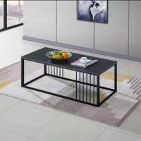 China New Products Latest Models Rock Plate Tea Table Office Sofa Coffee Table Combination Reception Room Simple Modern Tea Table for sale