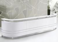 China High Quality Modern Luxury Reception Desk Customized Office Front Reception Furniture Multi Person Reception Desk for sale