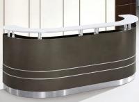 China High Quality Modern Luxury Reception Desk Customized Office Front Reception Furniture Multi Person Reception Desk for sale