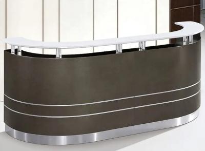 China High Quality Modern Luxury Reception Desk Customized Office Front Reception Furniture Multi Person Reception Desk for sale