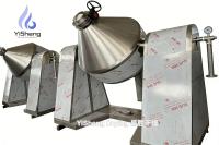 China Industrial Double Cone Rotary Vacuum Dryer — Low-Temperature Rotary Vacuum Drying for Heat-Sensitive, Oxidizable & Solvent-Containing Materials for sale
