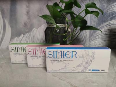 China SIMIER Subq Dermal Filler Cross Linked Sodium Hyaluronate 24mg/ml Anti Wrinkle for sale