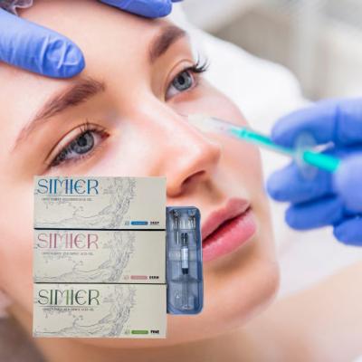 China Crosslinked Hyaluronic Acid Dermal Filler 1ml 2ml 24mg/ml HA Injectable for sale
