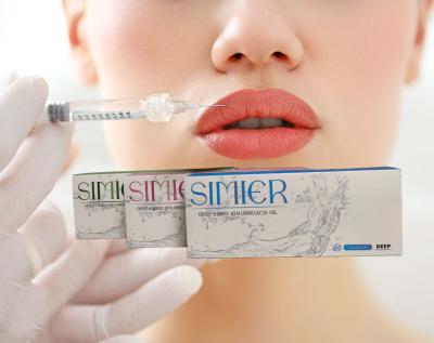 China Cross Linked Hyaluronic Acid Dermal Filler 1ml 2ml for Nose Lip Reshaping Anti Wrinkle for sale