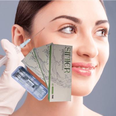 China SIMIER Cross Linked Hyaluronic Acid Dermal Filler 24mg/ml for Lip Augmentation and Wrinkle Fillers for sale