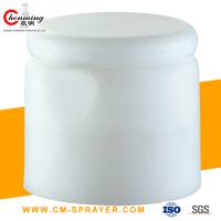 China 28mm Water Bottle Flip Top Cap And Closures Lid Smooth White for sale