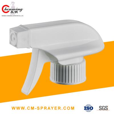 China 28/400  28/410 28/415 Ratchet Closure Hand Held Trigger Sprayer White Trigger Spray 28mm for sale