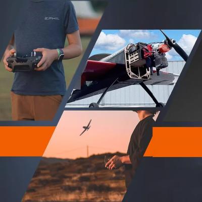 China X-38CC-S PRO Model Single Cylinder Two-Stroke Side Exhaust Electric Start Fixed Wing Airplane Metal Gasoline Drone Accessories for sale