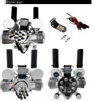 China The DLE170 Electric Start Ultra-light Powered Parachute Unmanned Aerial Vehicle Is Equipped Gasoline Twin-cylinder Air-cooled for sale
