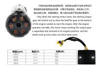 China The DLE170 Electric Start Ultra-light Powered Parachute Unmanned Aerial Vehicle Is Equipped Gasoline Twin-cylinder Air-cooled for sale