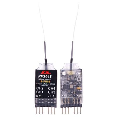 China Hot Sales Reliable 2.4Ghz RX RFS04S S-FHSS Futaba Easy Installation Signal Receive 4CH 8.4V Mini RC Receiver Plane Car Parts for sale