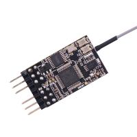 China Hot Sales Light Weight Easy Used 2.4Ghz 4CH RX RFS04F Mini FASST Futaba Receiver RC Aircraft Fixed Wing Parts for sale
