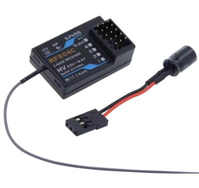 China AGFRC RFS04C 8.4V Compatible Futaba S-FHSS Dual-antenna 4CH+SBUS 7.3g Light Weight Receiver Module For Car /Buggy for sale
