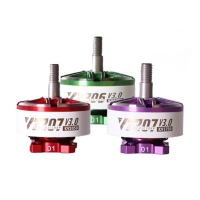 China T-Motor Brushless Velox V2207 /V2306 V3 1750KV 1950 2050 6S / 2550 4S for sale