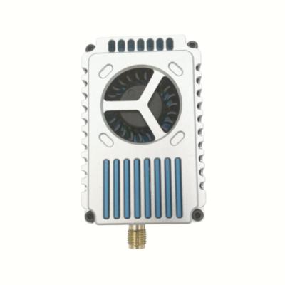 China 1.2GHz 10W 9CH High Power VTX, HAM Licensed Industrial UAV Transmitter, Dual Turbofan Cooling for sale
