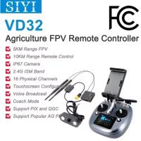 China SIYI VD32 Agriculture Drone 16CH 2.4G 10KM RC FPV Remote Controller Long Range Datalink Camera For Spraying Plant UAV for sale