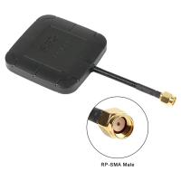 China High Gain Fpv Receiver Spare Parts 5.8g 14dbi Flat Panel  Mushroom Antenna for Rp-Sma Drones Metal Accessories for sale