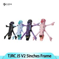 China Tjrc J5 V2 Frame Kit 5inch Fpv Support O4 Pro Air Unit Digital Vtx for Rc Racing Quadcopter Drone for sale
