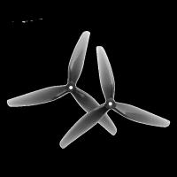 China Hq 7x4x3 7 Inch 3-Blade Propeller Grey Pc Material for Fpv Longrange Racing Cinelifters Drone-2cw+2ccw Diy Parts for sale