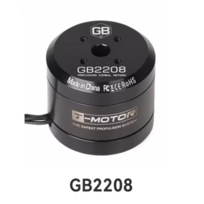 China T-MOTOR Brushless Motor Gimbal Type GB2208 3-4S UAV Drone Motor KV128 for Small Cogging Torque and Aerial Photography for sale
