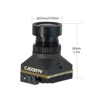 China Caddx Ratel Pro 1500TVL BSI Sensor PAL/NTSC 2.8mm Ultra Light FOVD / CMOS FPV Starlight Night Vision Camera -Black for sale